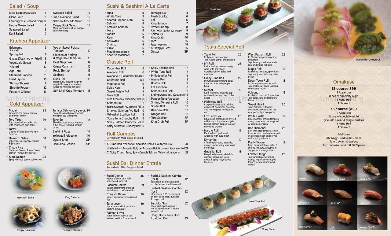 Tsuki Sushi - Japanese Restaurant | Online Order | Greenwich | CT